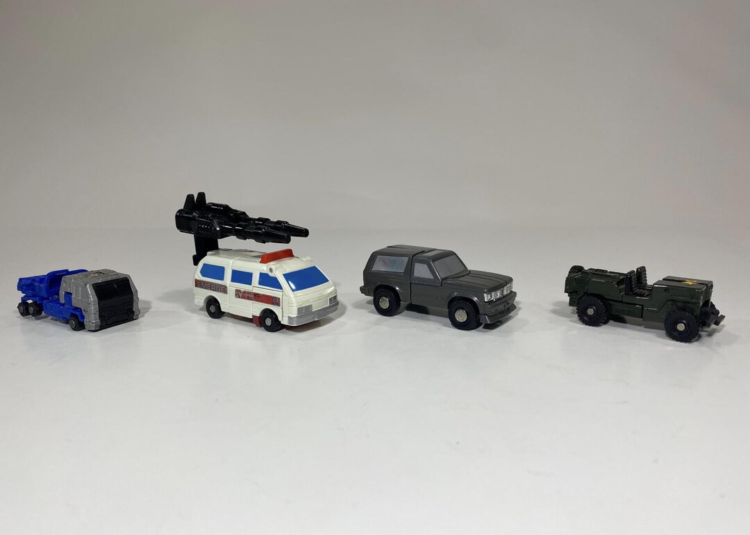 Vintage Gobots & Transformers Lot: Geeper Creeper, Scratch, Hans Cuff ...
