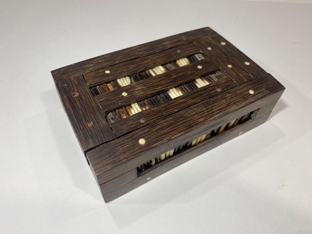 Vintage Porcupine Quill Box Handcrafted in Ebony & Porcupine - Etsy
