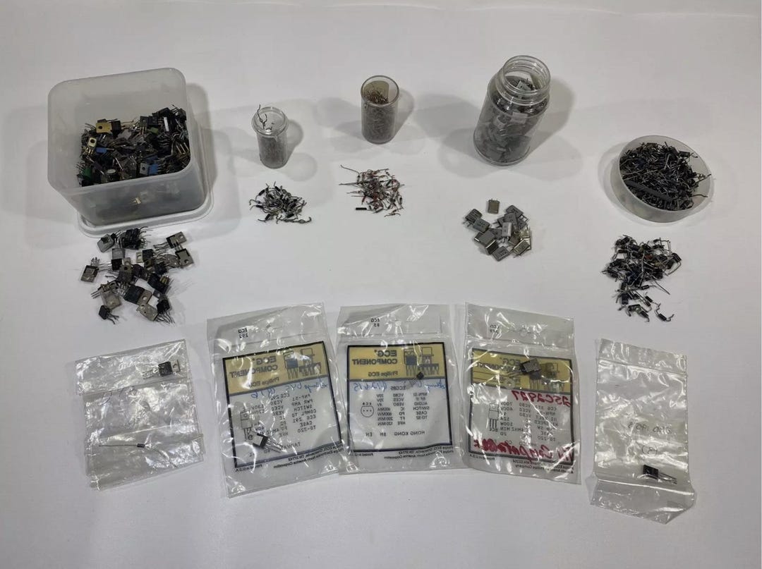 Large Lot of Used Vintage Diode Rectifiers and Resistors Circuit Ham ...