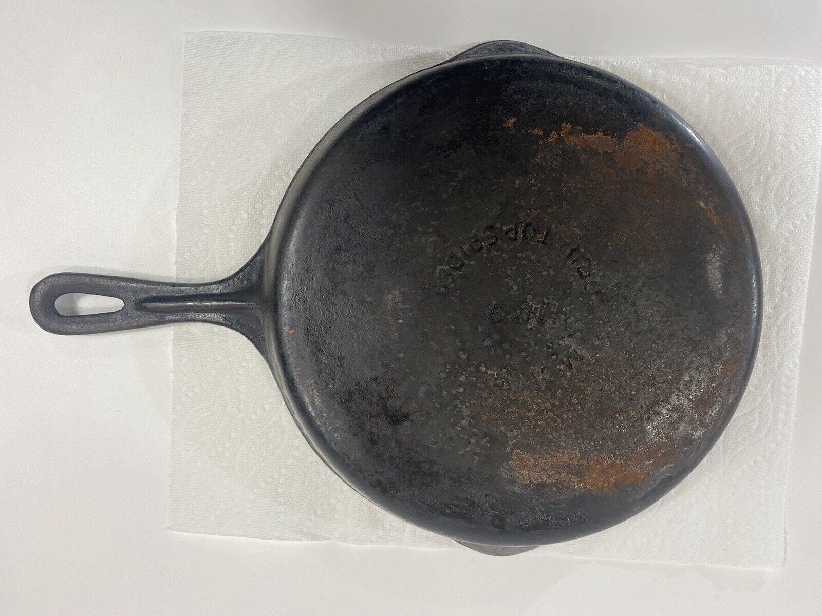 Vintage Mcclary No 9 Cast Iron DRIP-TOP Spider Skillet Double - Etsy