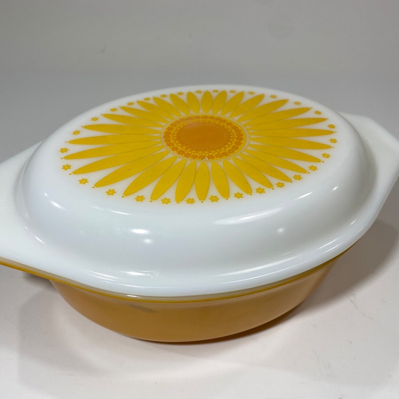 Pyrex Sunflower - Etsy