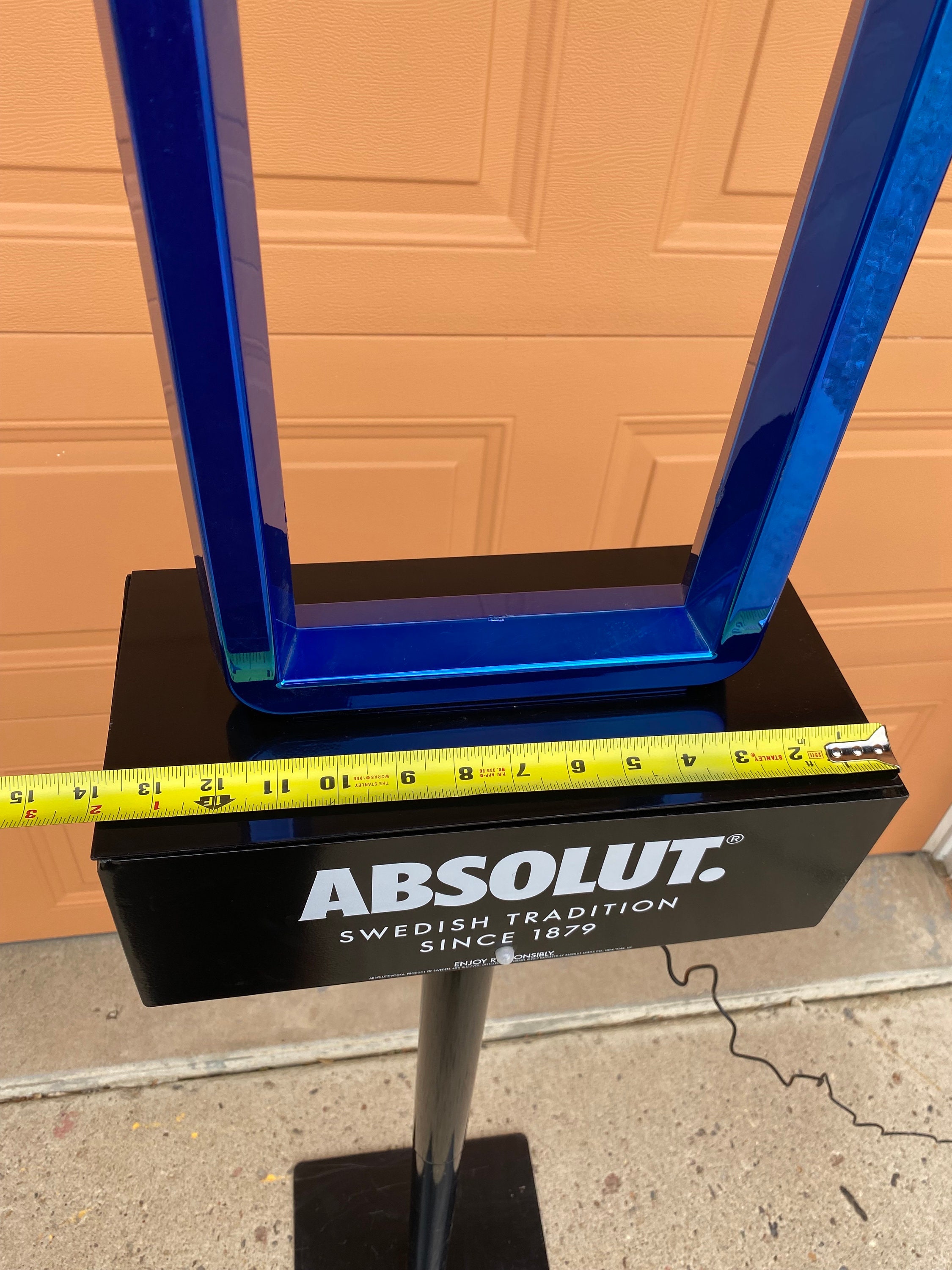Absolut Vodka Sign Light up Advertising, Bar, Motion Sensor Stand 6ft ...