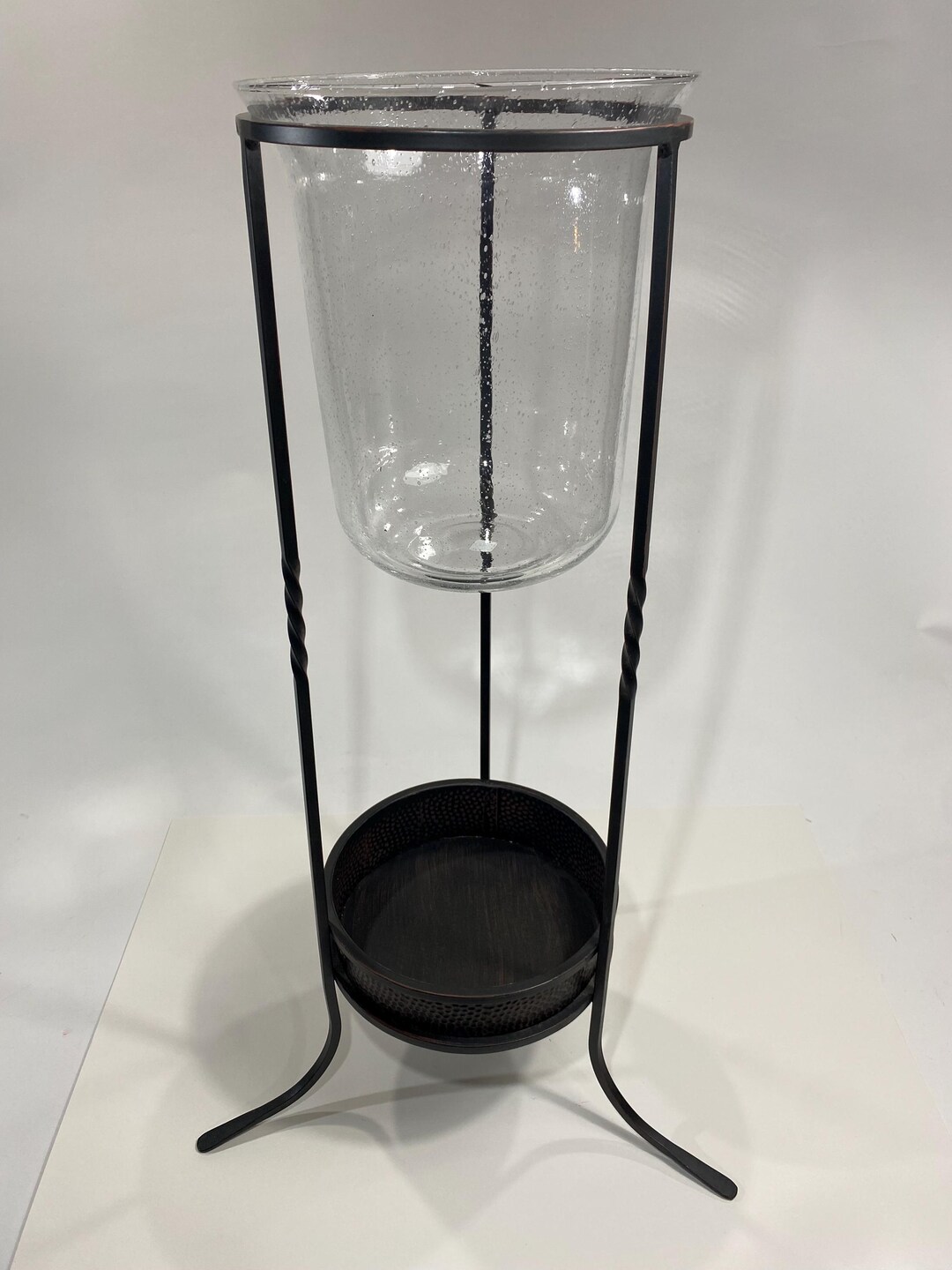 Partylite Original Candle Holder Stand and Glass Hurricane - Etsy