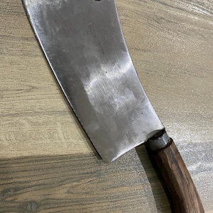 Hand Made Filipino Butcher Knife, Cleaver Chopping Wood Handle Heavy ...