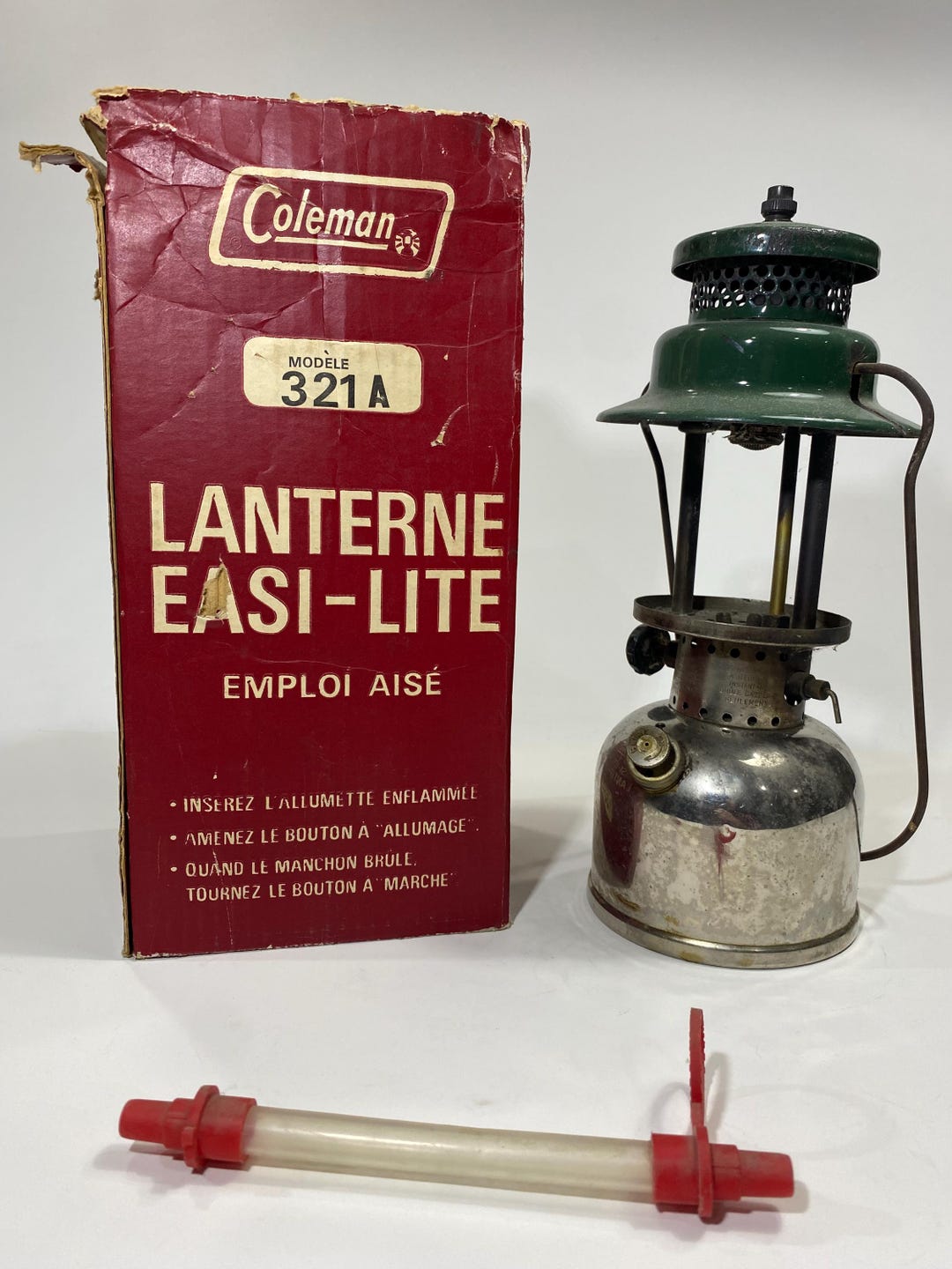 Antique Coleman Lantern 242B Green & Chrome, 4/49 Date, Missing Glass - Etsy