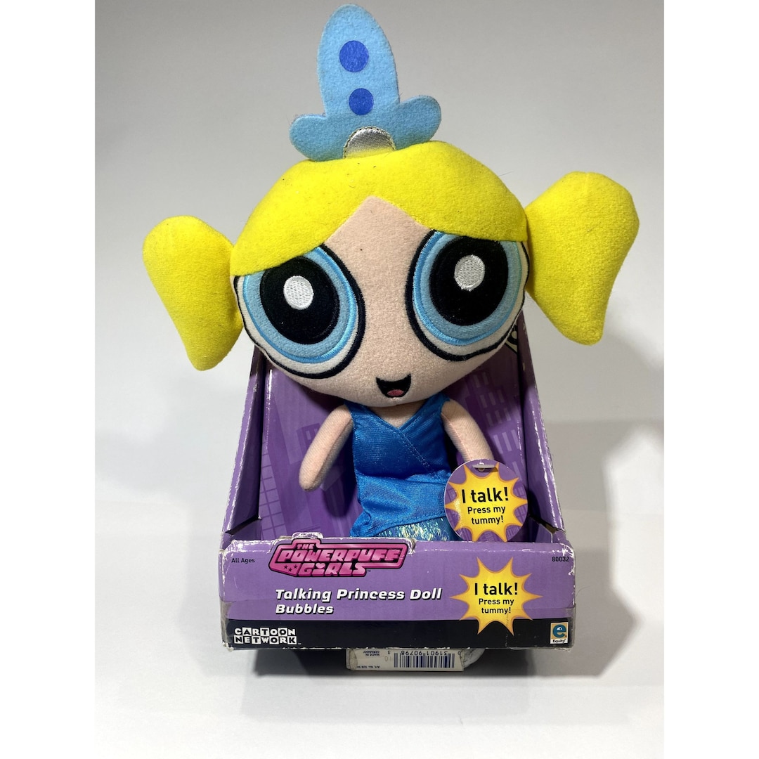 Vintage Power Puff Girls Bubbles Plush, in Box, Does Not Talk - Etsy