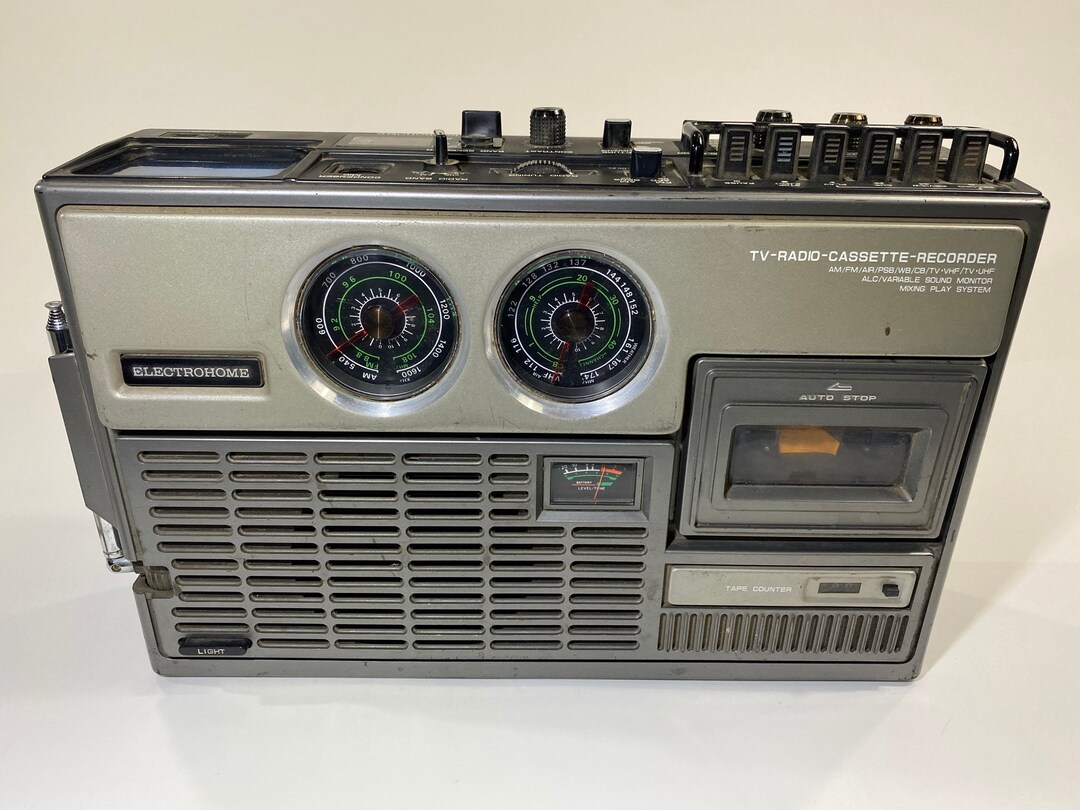 Rare Electrohome M22-801 Radio/cassette/tv Boombox Works Other Then the ...
