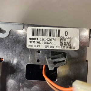 Original Delco 1990's GM Radio Model 16142675 Radio - Etsy