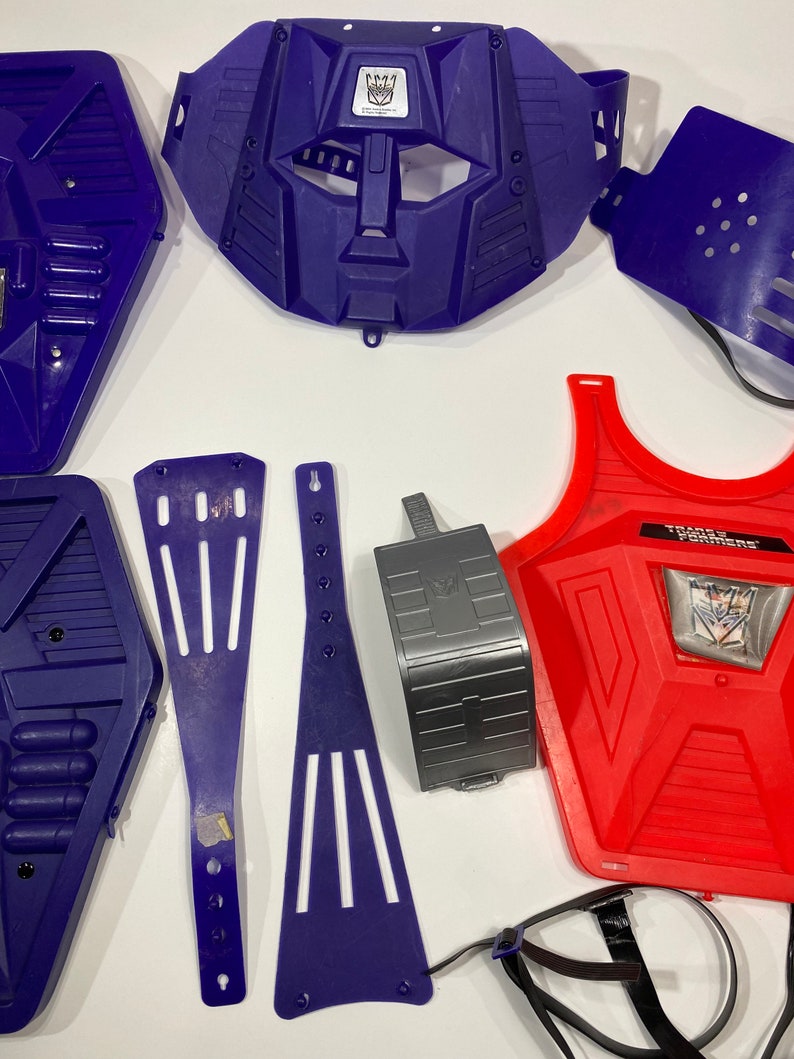 1985 Toys TRANSFORMERS Decepto-pack Decepticon COSTUME Backpack ...