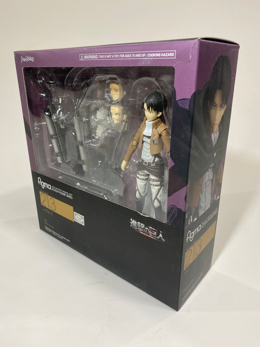 Attack on Titan Captain Levi Figma 213 Action Figure AOT Max Factory - Etsy