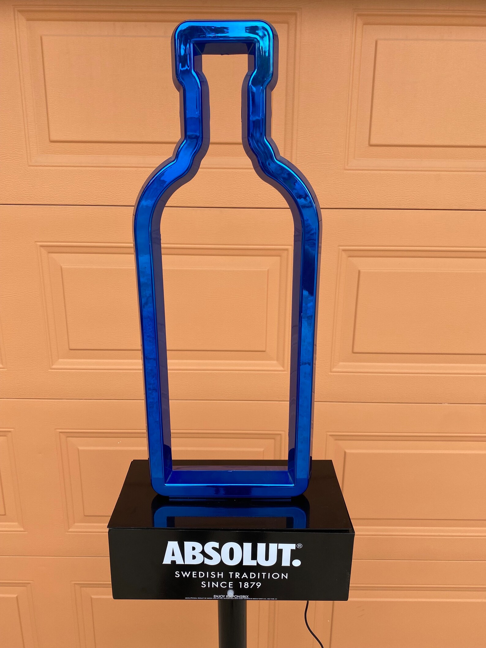 Absolut Vodka Sign Light up Advertising, Bar, Motion Sensor Stand 6ft ...