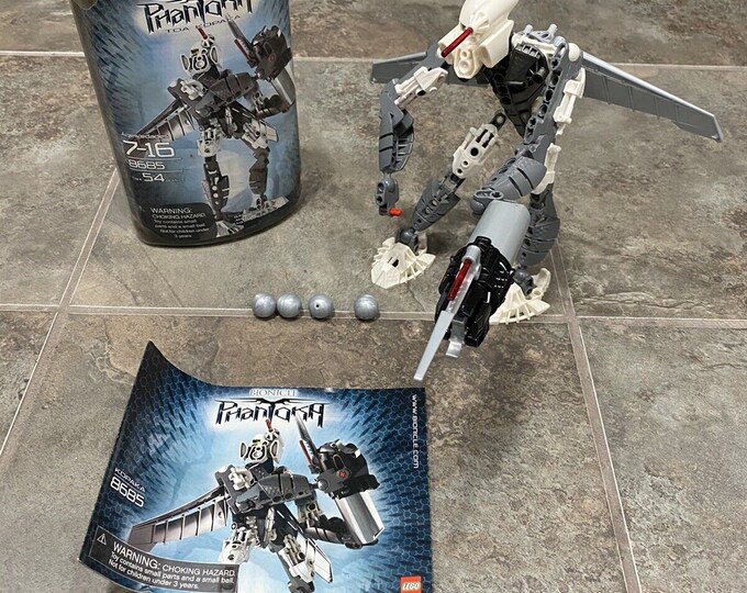 LEGO Bionicle Phantoka Toa Kopaka Set 8685 Complete With Manual and ...