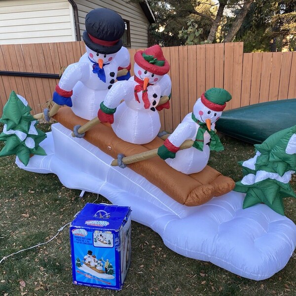 Snowman Inflatable - Etsy