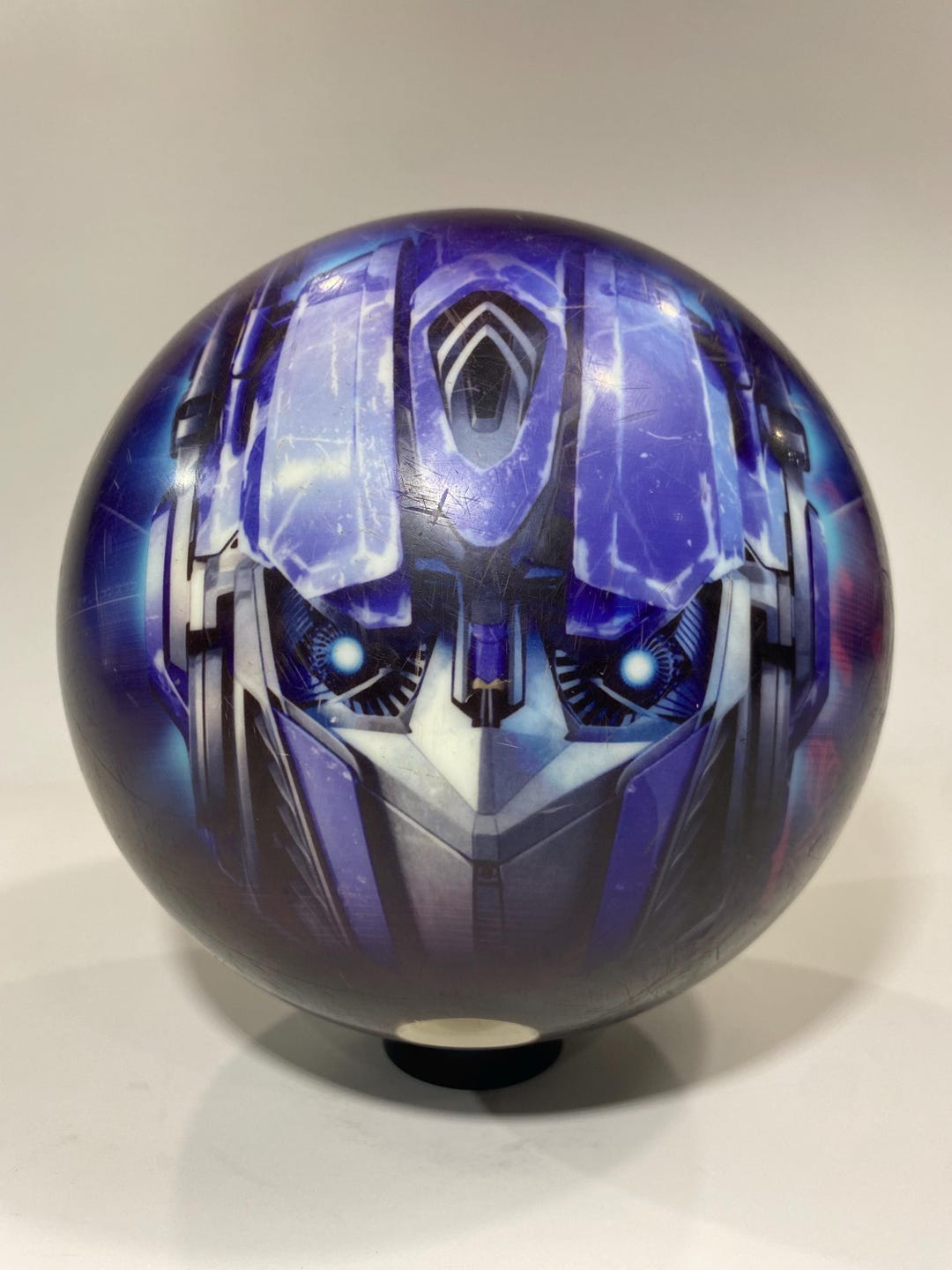 Vintage Transformers Optimus Prime Bowling Ball 12 LB With Carry Bag ...
