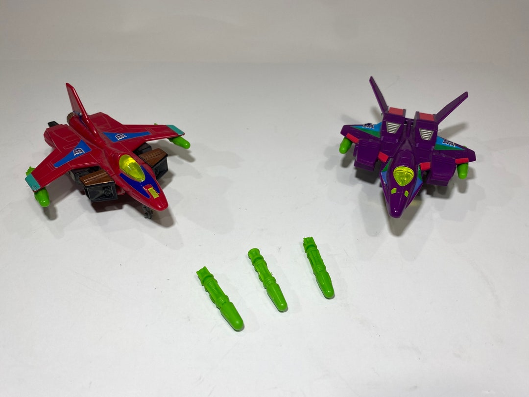 Set of Vintage Transformers G2 SKYDIVE SNARE Trap Predator 1992 Jets ...