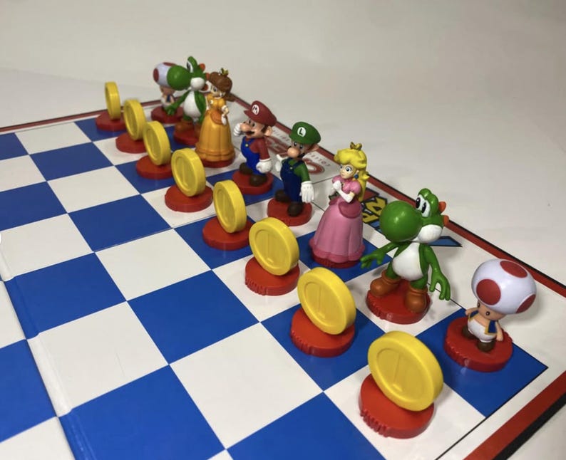 Super Mario Chess Set Nintendo Collector’s Edition Complete - Etsy