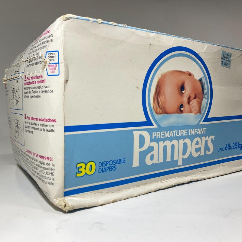 Vintage Pampers Diapers - Etsy