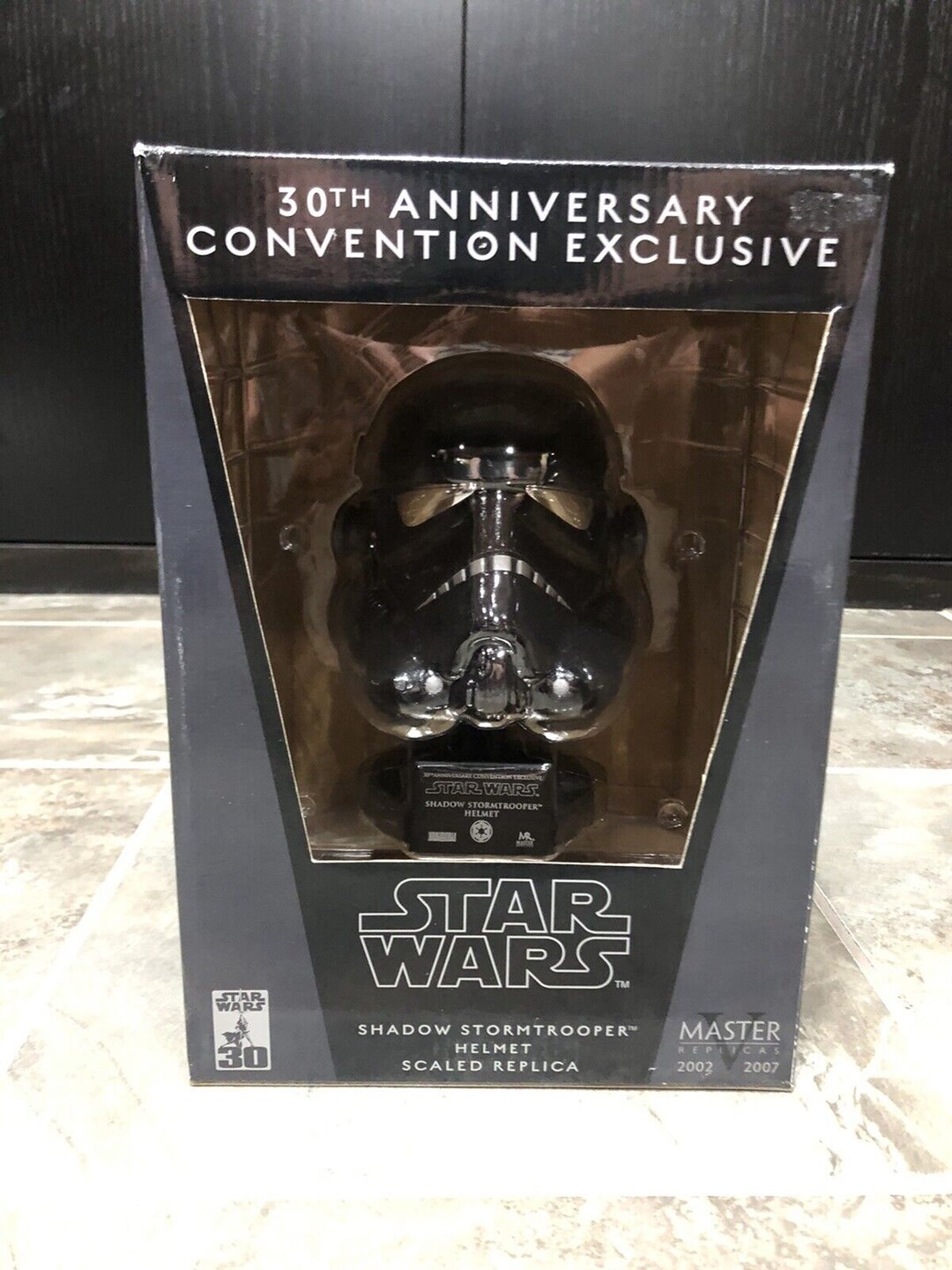 Star Wars Shadow Stormtrooper Helmet 30th Anniversary Convention ...