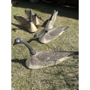 8 Vintage Goose Hunting Decoy Made by Boxcraft Containers, Cardboard ...