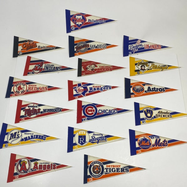 Baseball Pennants - Etsy