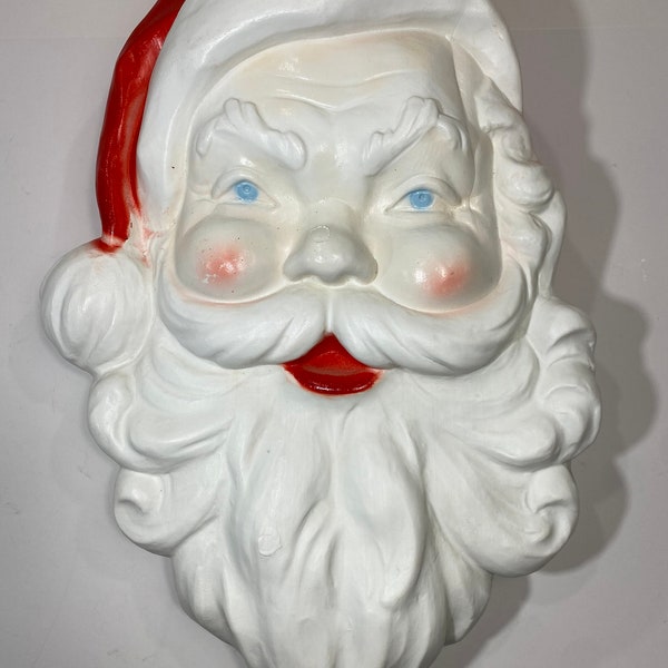 Santa Head Wall Hanging - Etsy