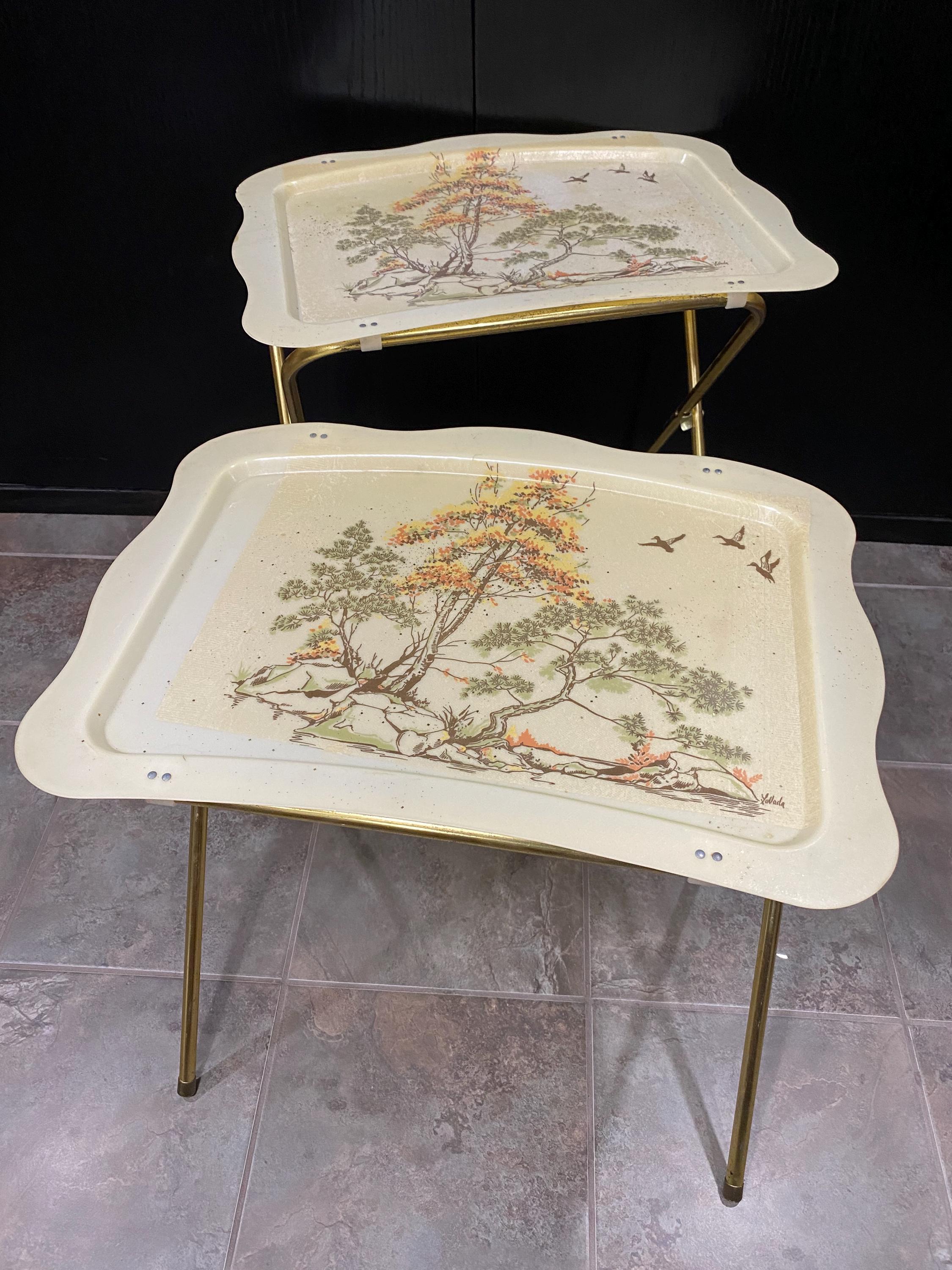 Vintage tv tray Etsy