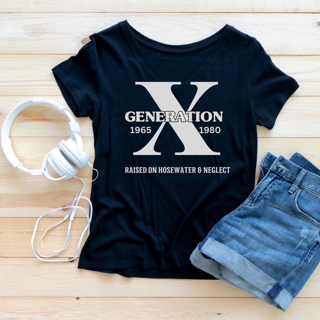 Gen X T-shirt, Generation X T-shirt, Gen X Shirt, Generation X Shirt ...