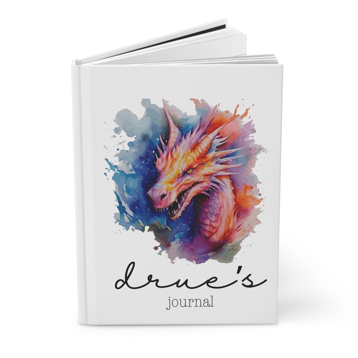 Personalized Dragon Journal, Custom Hardcover Notebook - Etsy