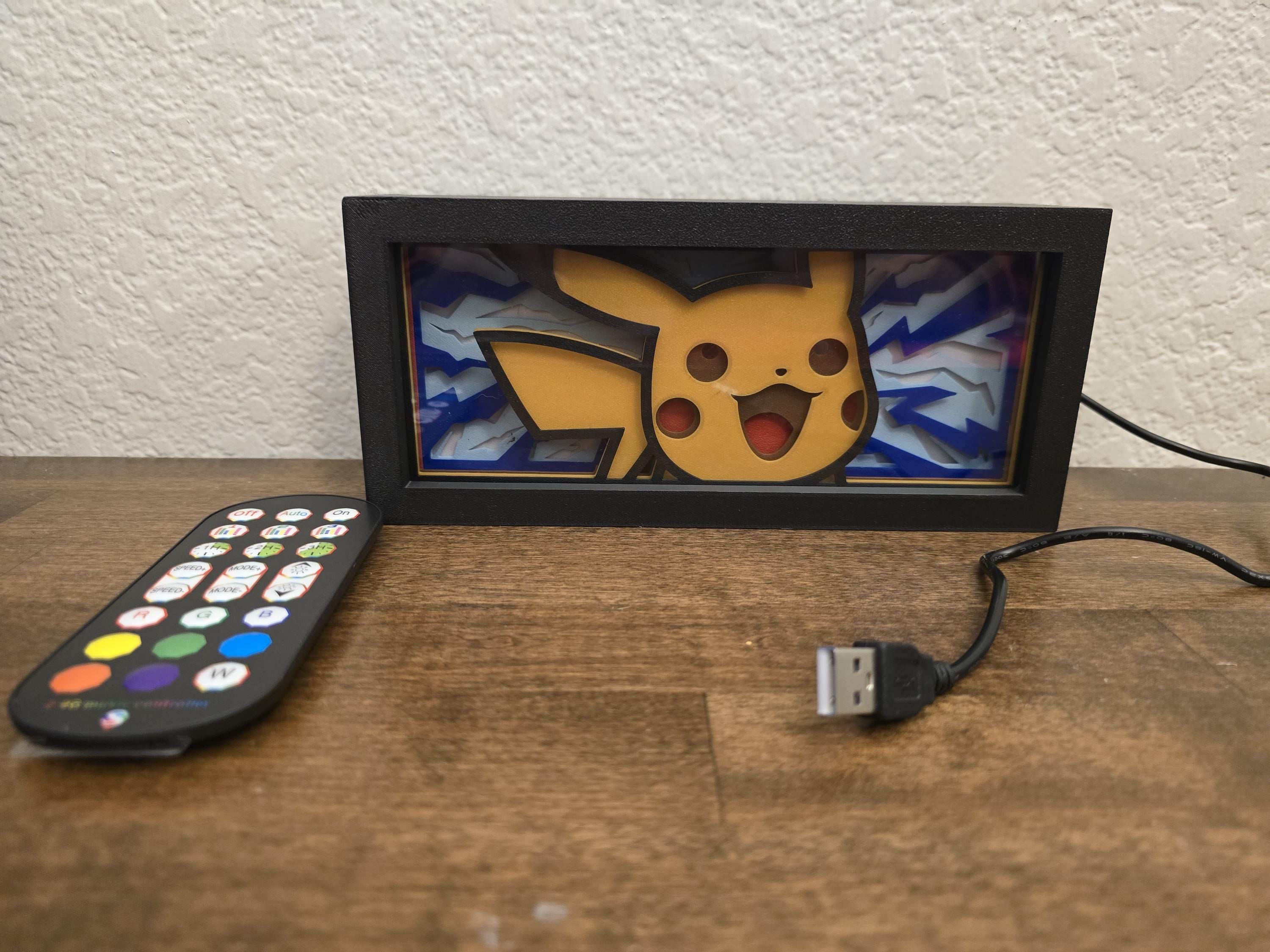 Anime Pikachu LED Light Box - Etsy