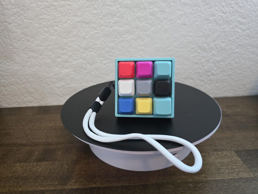 Clicky Mechanical Keycap, 9 Square Keys, Multi Color, Keyboard Switch ...
