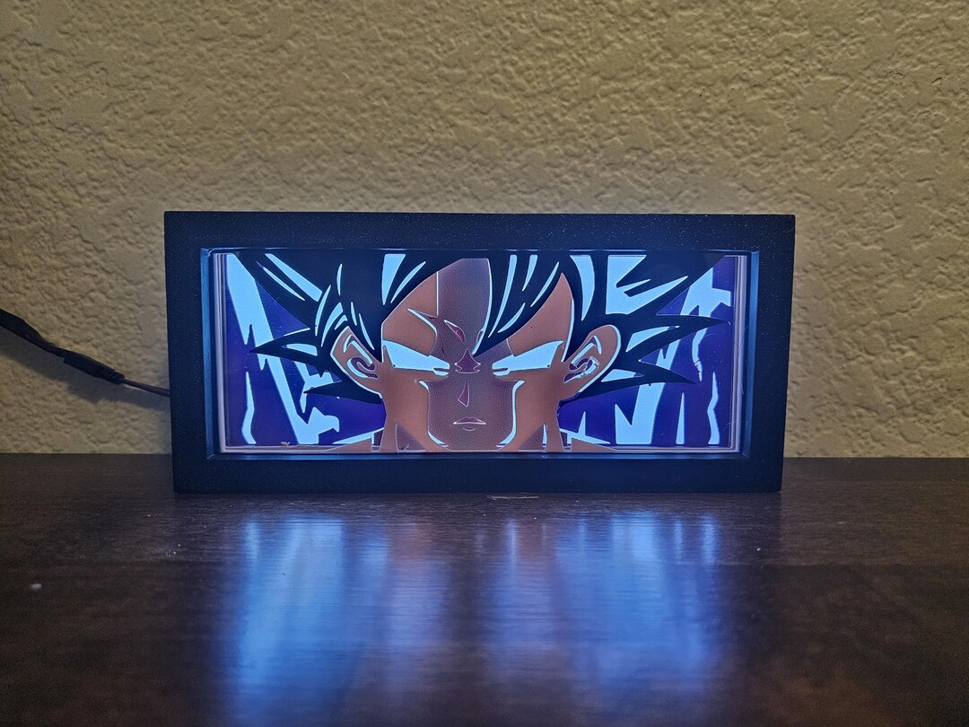 Anime Goku LED Light Box - Etsy