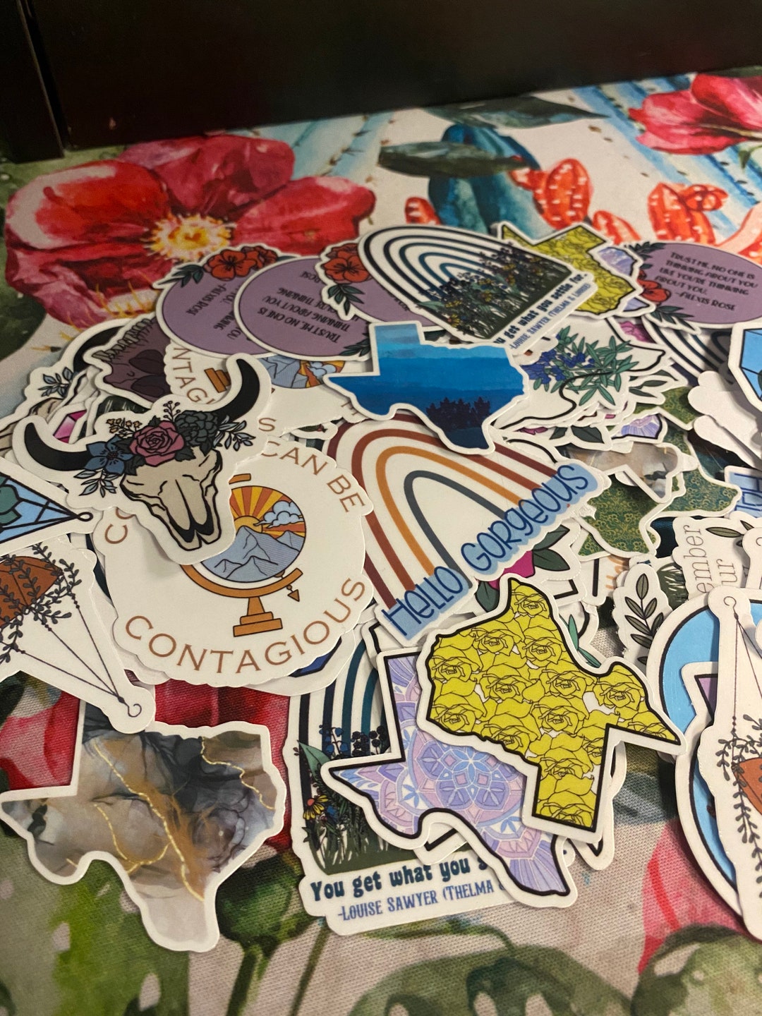 Waterproof Stocking Stuffer Sticker Pack - Etsy