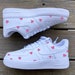 Custom Heart Nike Air Force 1s - Etsy