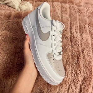 Custom Tan Nike Air Force 1s - Etsy