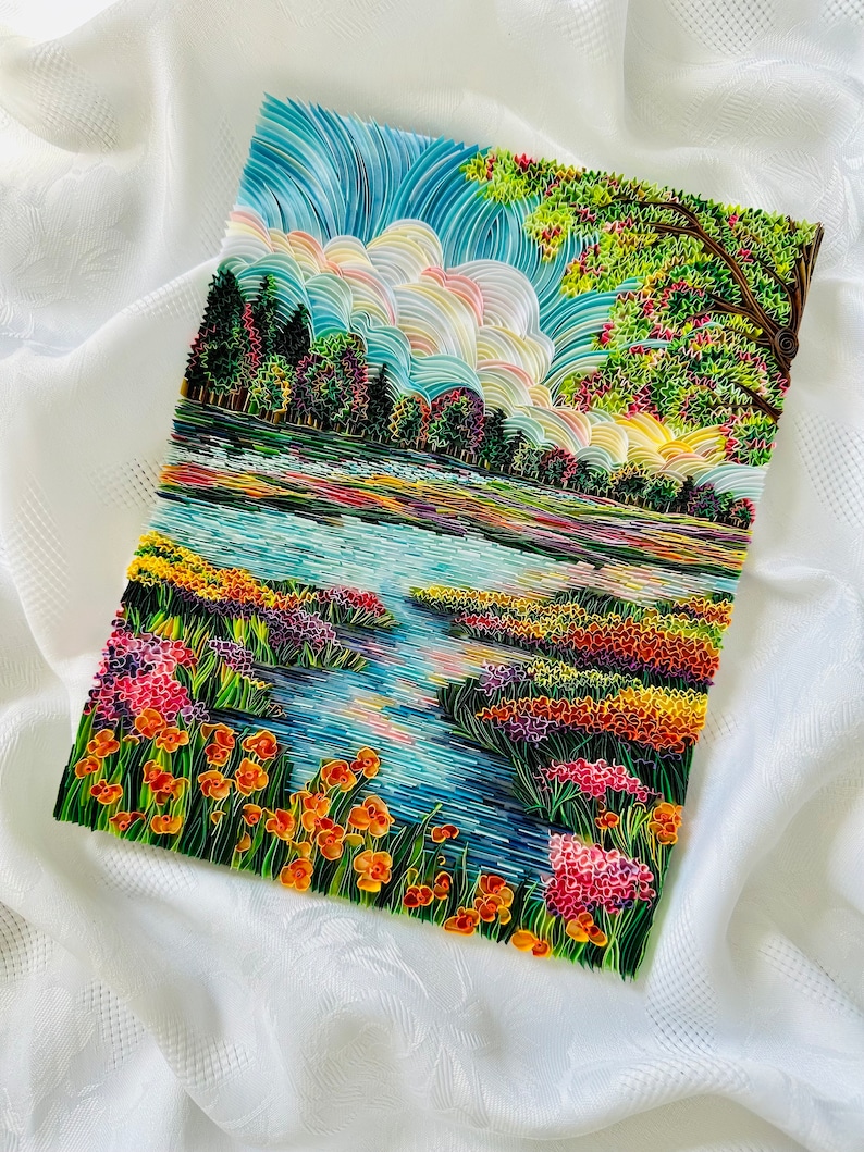 Paper Quilling, Scenic Wall Art, Crafts, Scenic, Scenery, Paper Art ...