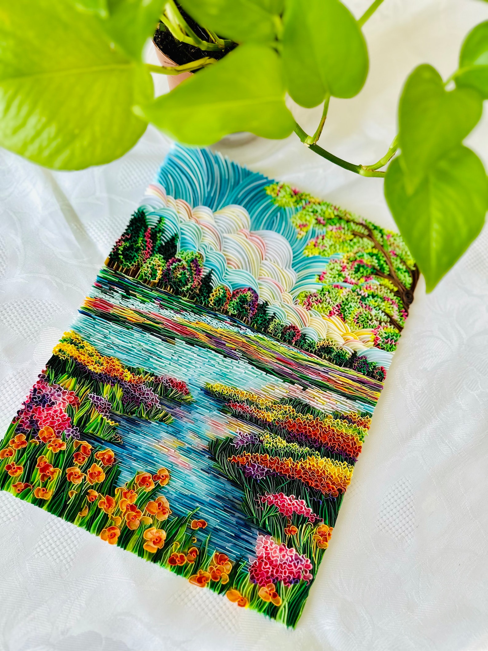 Paper Quilling, Scenic Wall Art, Crafts, Scenic, Scenery, Paper Art ...