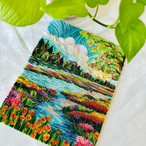 Paper Quilling Scenic Wall Art, Mixed Media Craft, Scenery, DIY Gifts ...