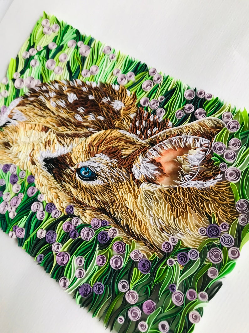 Deer, Paper Quilled Art, Paperart, Craft, Home Deco, Diy Gifts ...