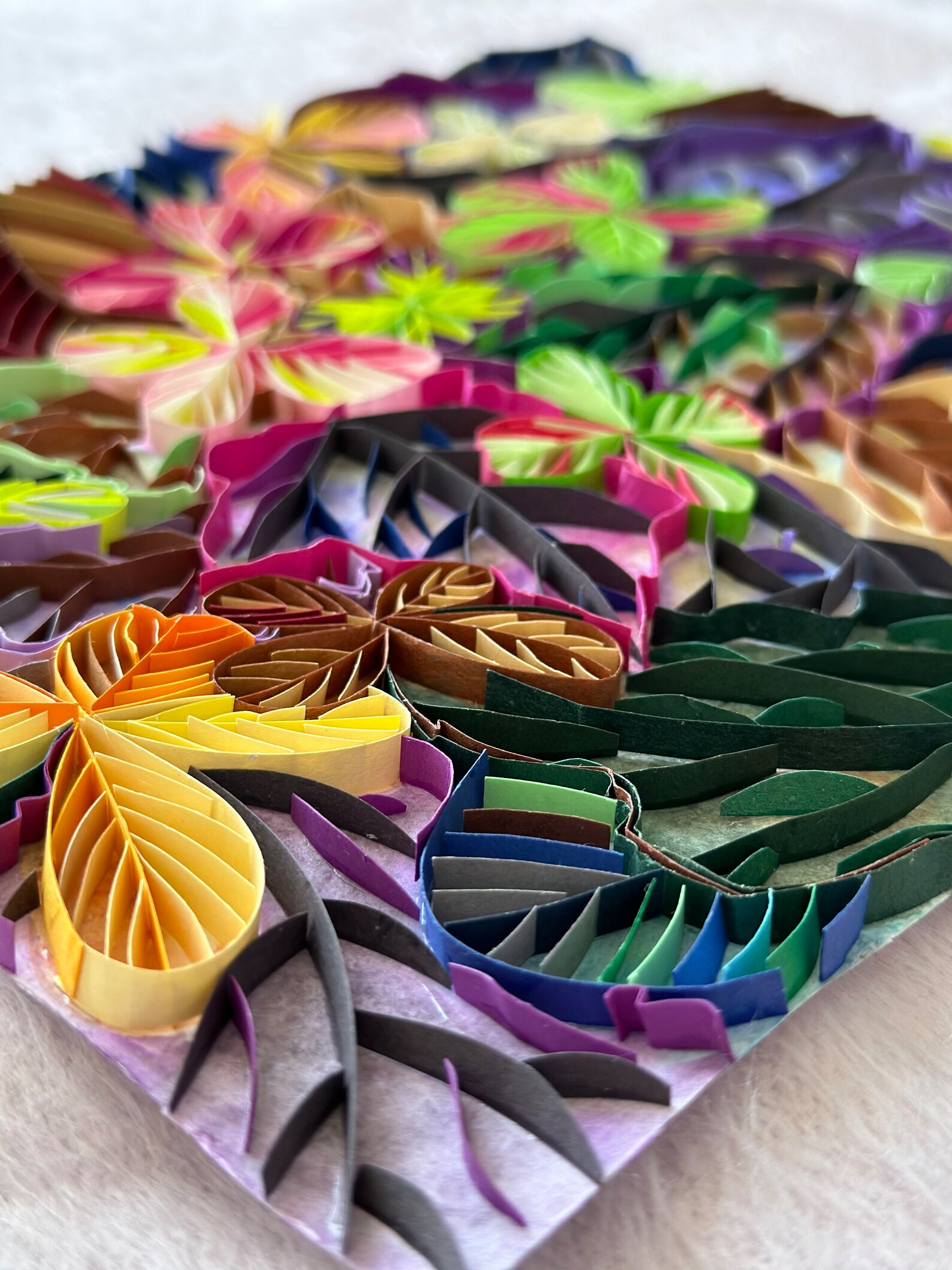 Paper Quilling Paper Quilled Wall Art Unique Art Paper - Etsy