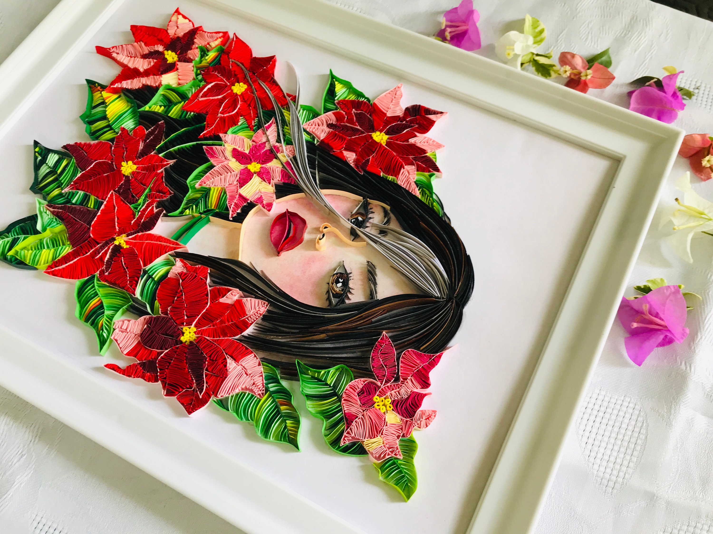 Quilling Paper, Birthday Gift, Anniversary Gift, Gift for Friend, for ...