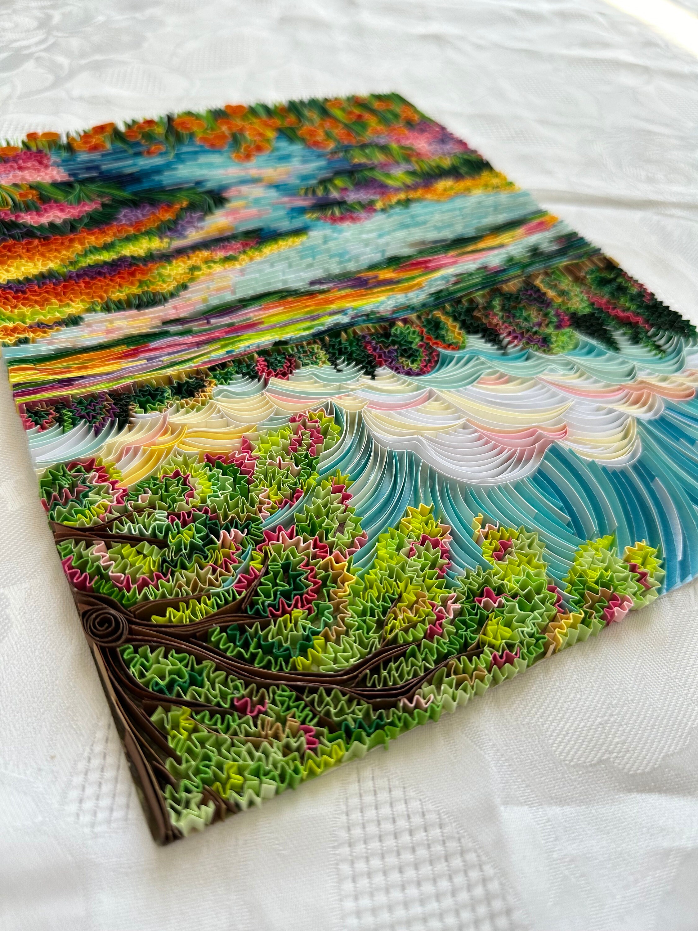 Paper Quilling, Scenic Wall Art, Crafts, Scenic, Scenery, Paper Art ...