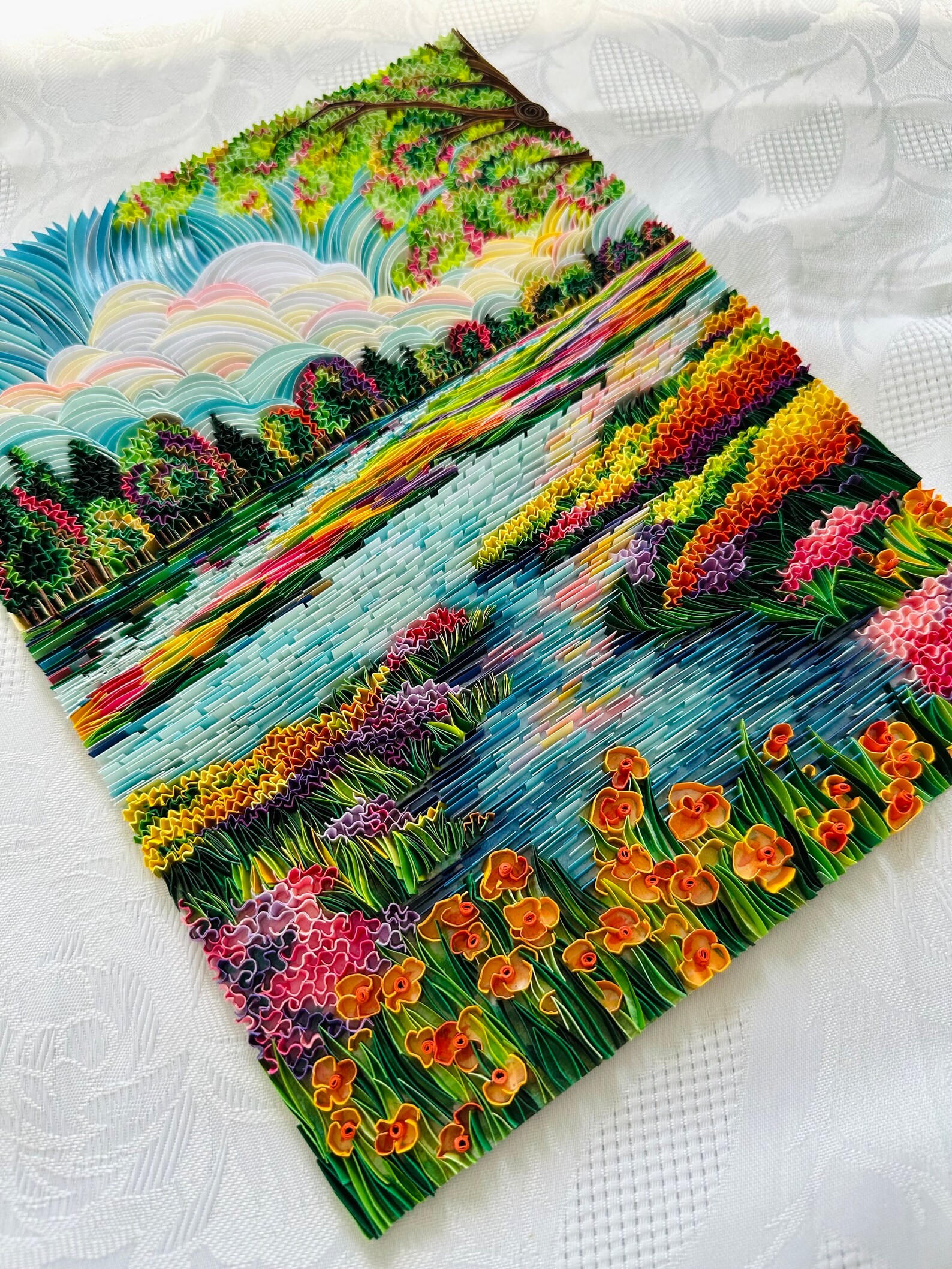 Paper Quilling, Scenic Wall Art, Crafts, Scenic, Scenery, Paper Art ...