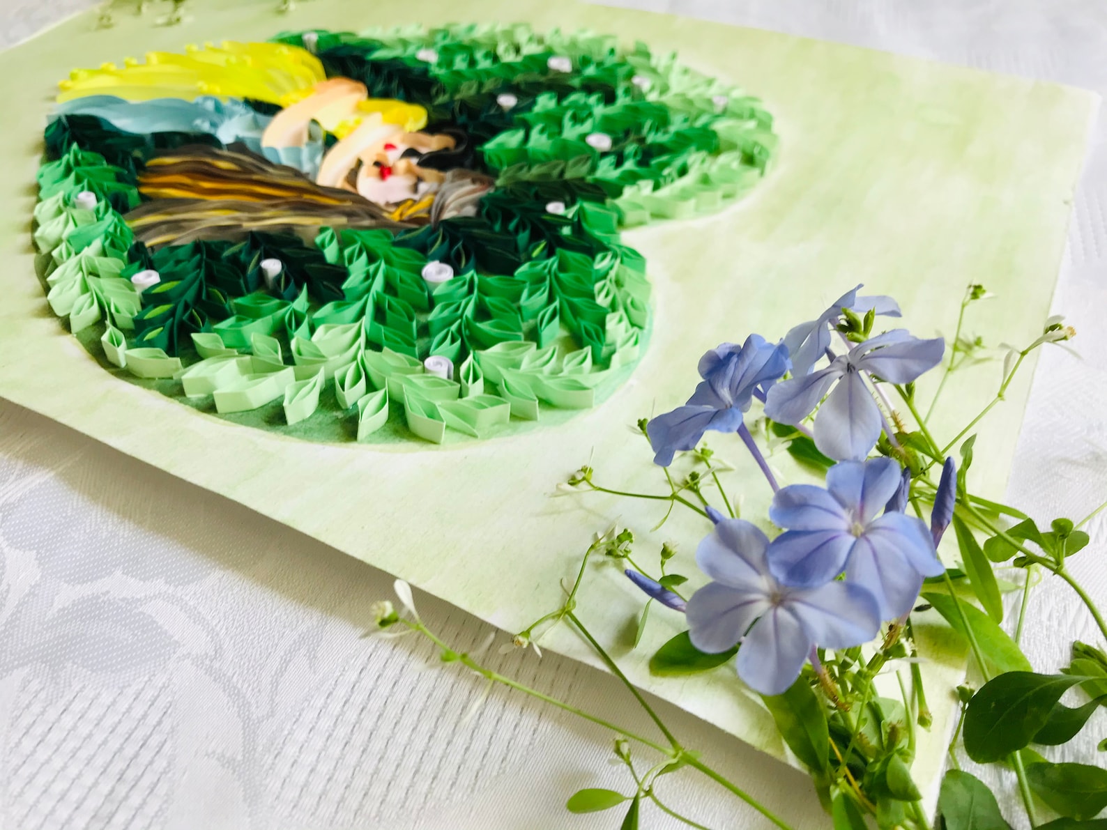 Sisters Love Quilling Paper Wall Art Paper Art Handmade - Etsy