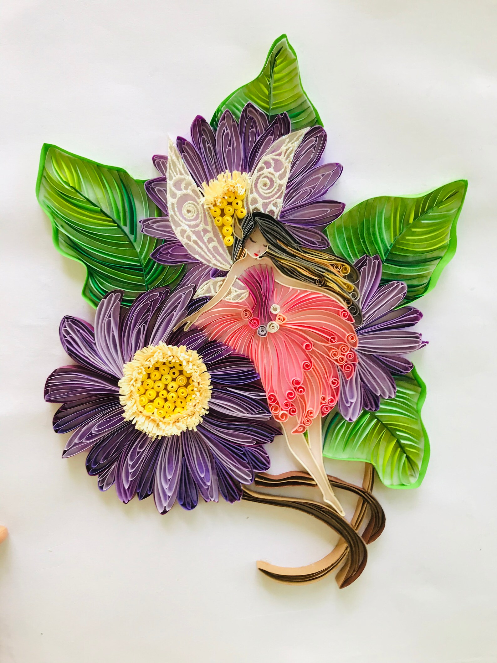 Quilling Paper Wall Art, Paper Art, Paper Craft, Gift, Gift for Mom ...