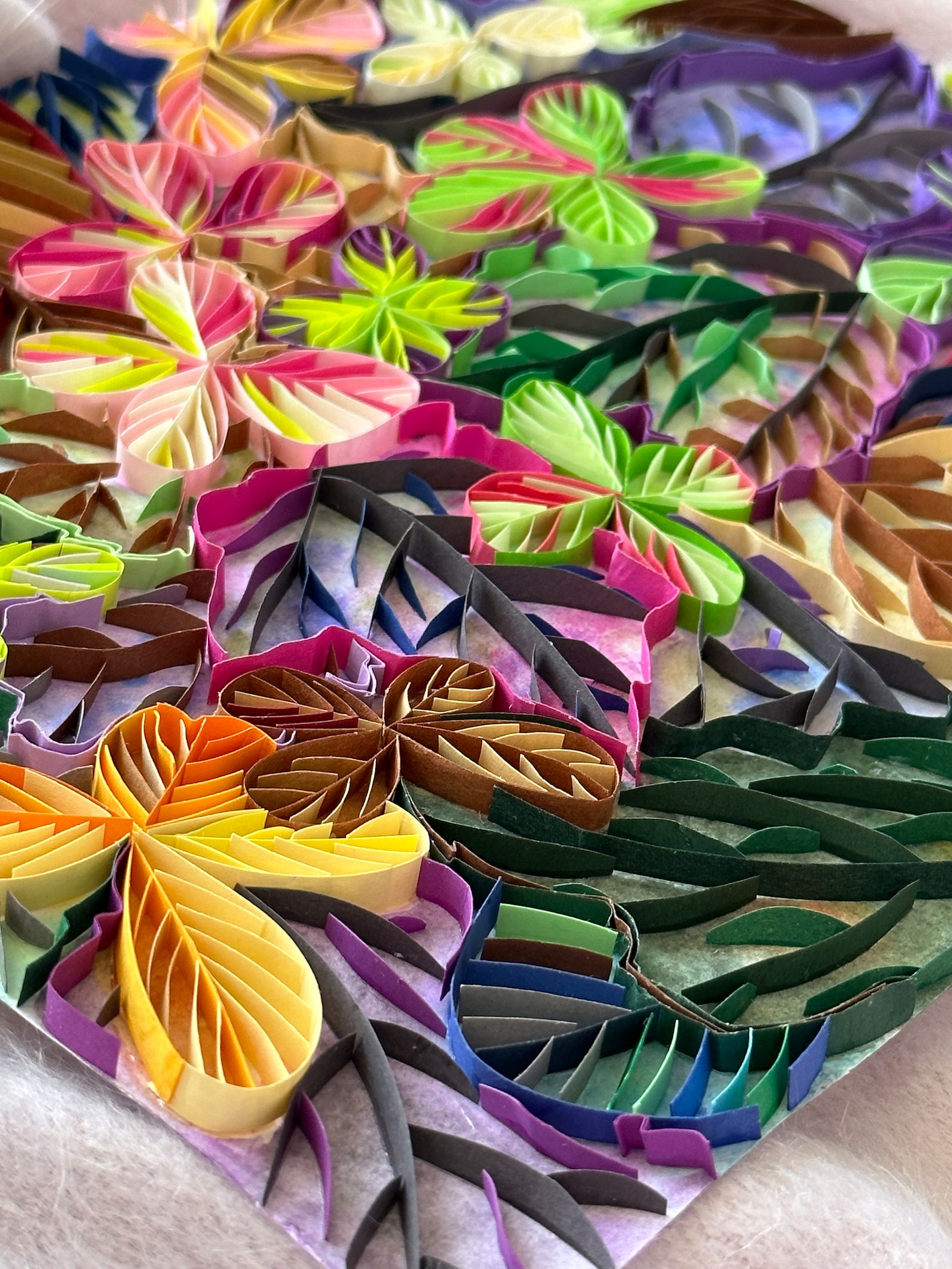 Paper Quilling Paper Quilled Wall Art Unique Art Paper - Etsy