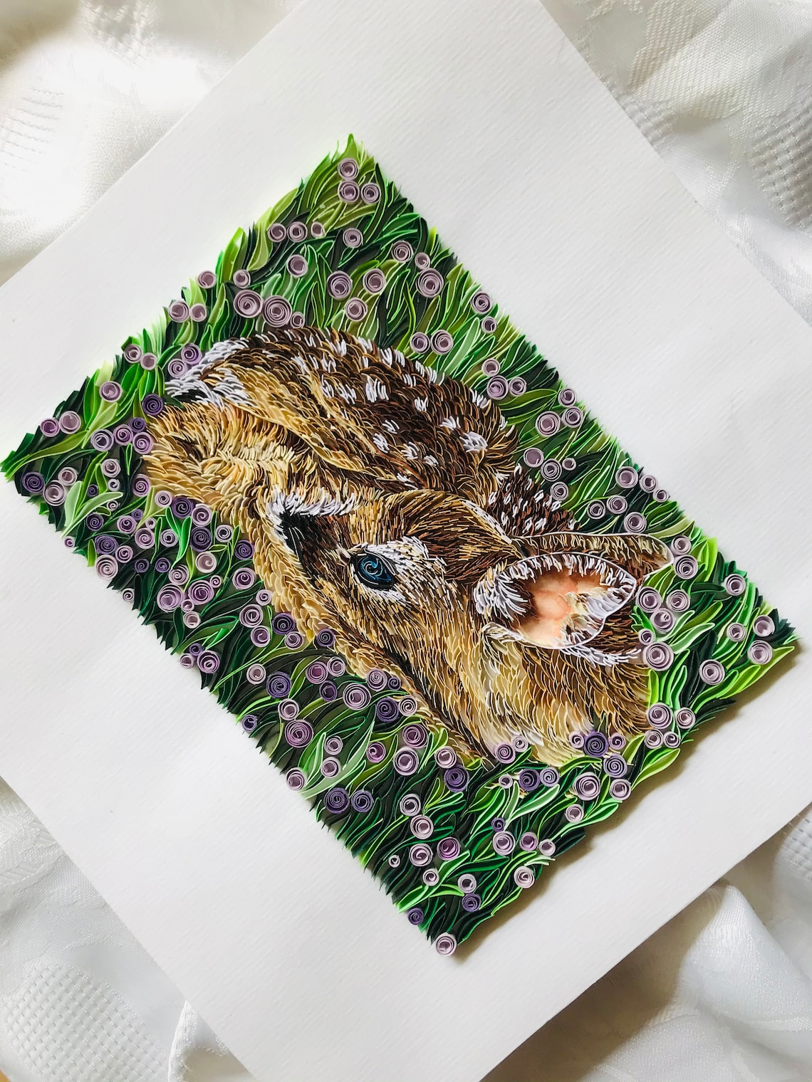 Deer, Paper Quilled Art, Paperart, Craft, Home Deco, Diy Gifts ...