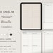 Minimalist Weekend Planner Printable & Fillable PDF | Daily to Do List ...