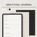 Gratitude Journal, Daily Mindfulness Digital Planner Template for ...