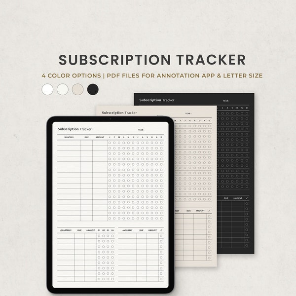Membership Subscription Excel Template - Etsy