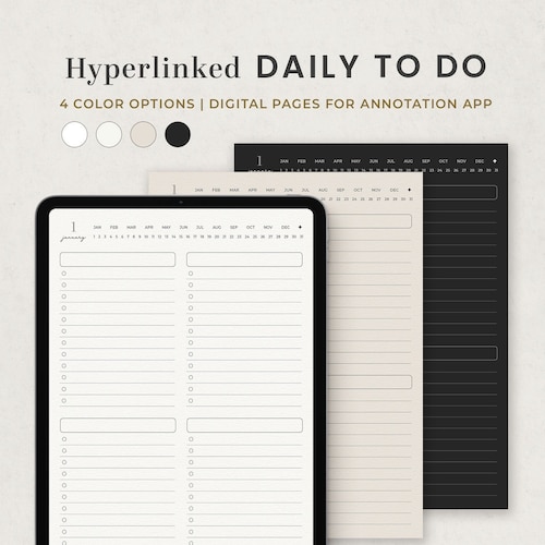 To Do List Bundle Digital Planner Template for Goodnotes on - Etsy